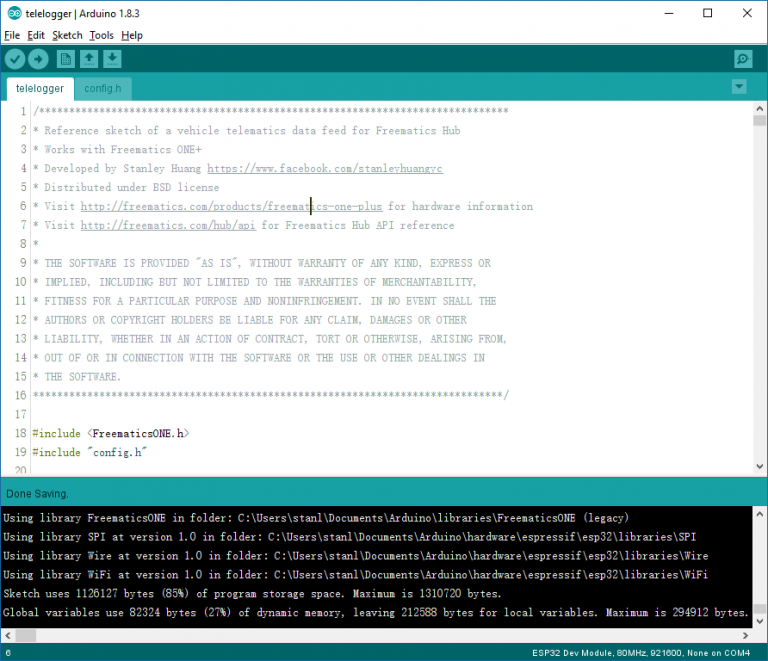 Freematics – Freematics ONE+ Model H